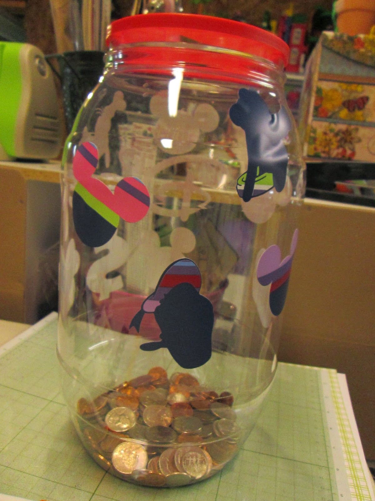 Scrappinlils Creative Side: Disney money Jar