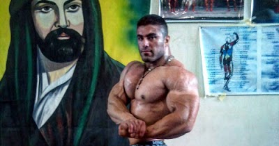world bodybuilders pictures: persian muscles man Behrooz n Omid