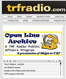 North West Corner of Minnesota: Open Lines on KTRF Radio