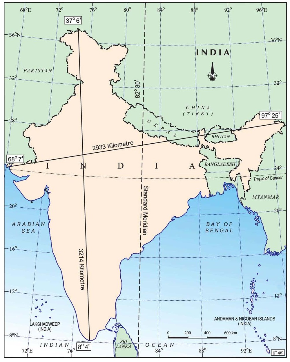 Indira Point Map