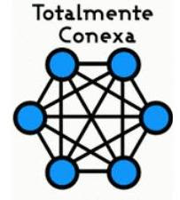 TIPO DE REDES SEGUN SU TOPOLOGIA: TOTALMENTE CONEXA