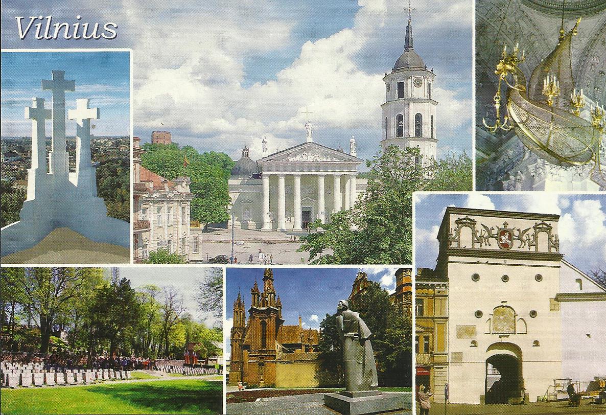 My Unesco Postcards: Lithuania - Vilnius