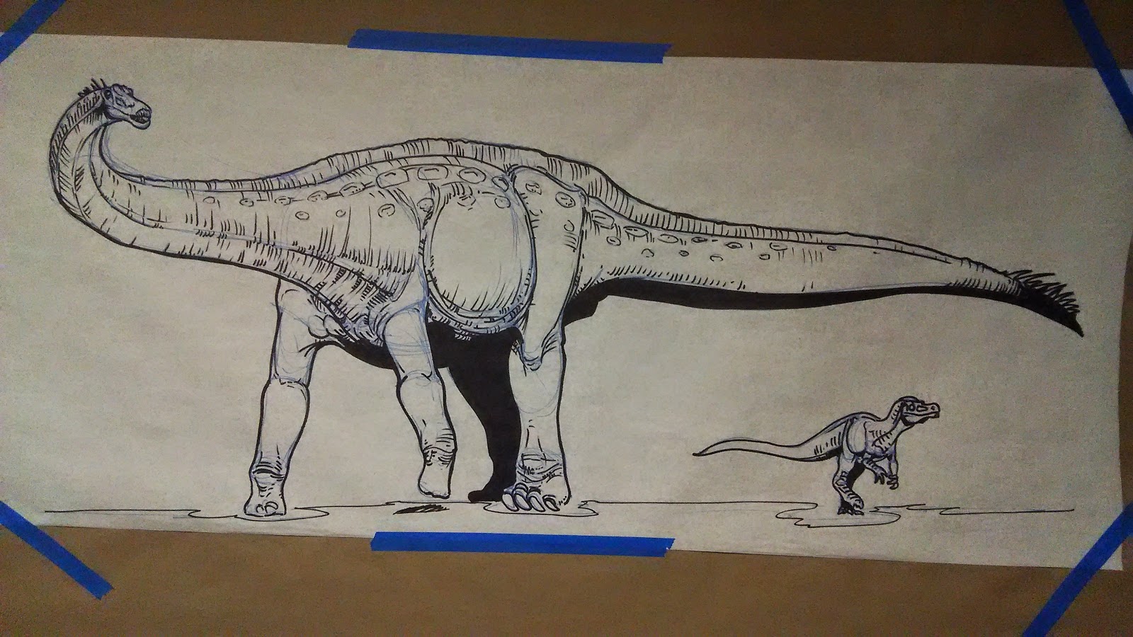 Jason C. Poole Paleontology artist: Sketches at the Museum