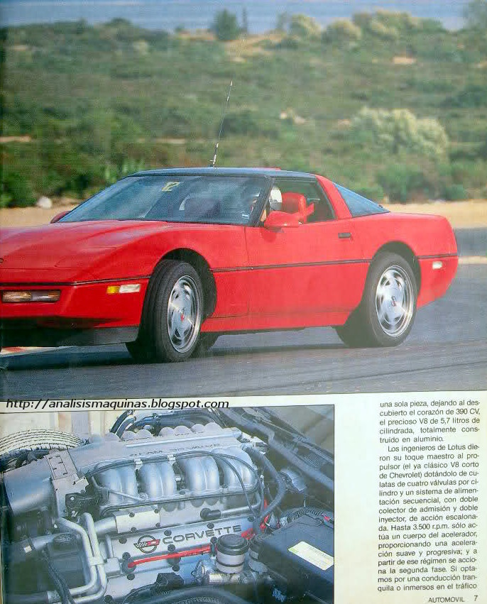 Analisis de Maquinas: Chevrolet Corvette ZR1 (1989 - 1995)