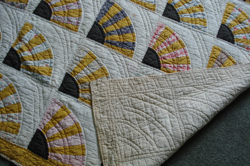Welsh Quilts: Welsh Patchwork Fan Quilt