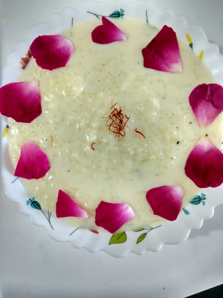 KHEER (rice pudding)