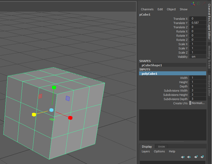 Systems Modelling 2018: Maya: Polygon components