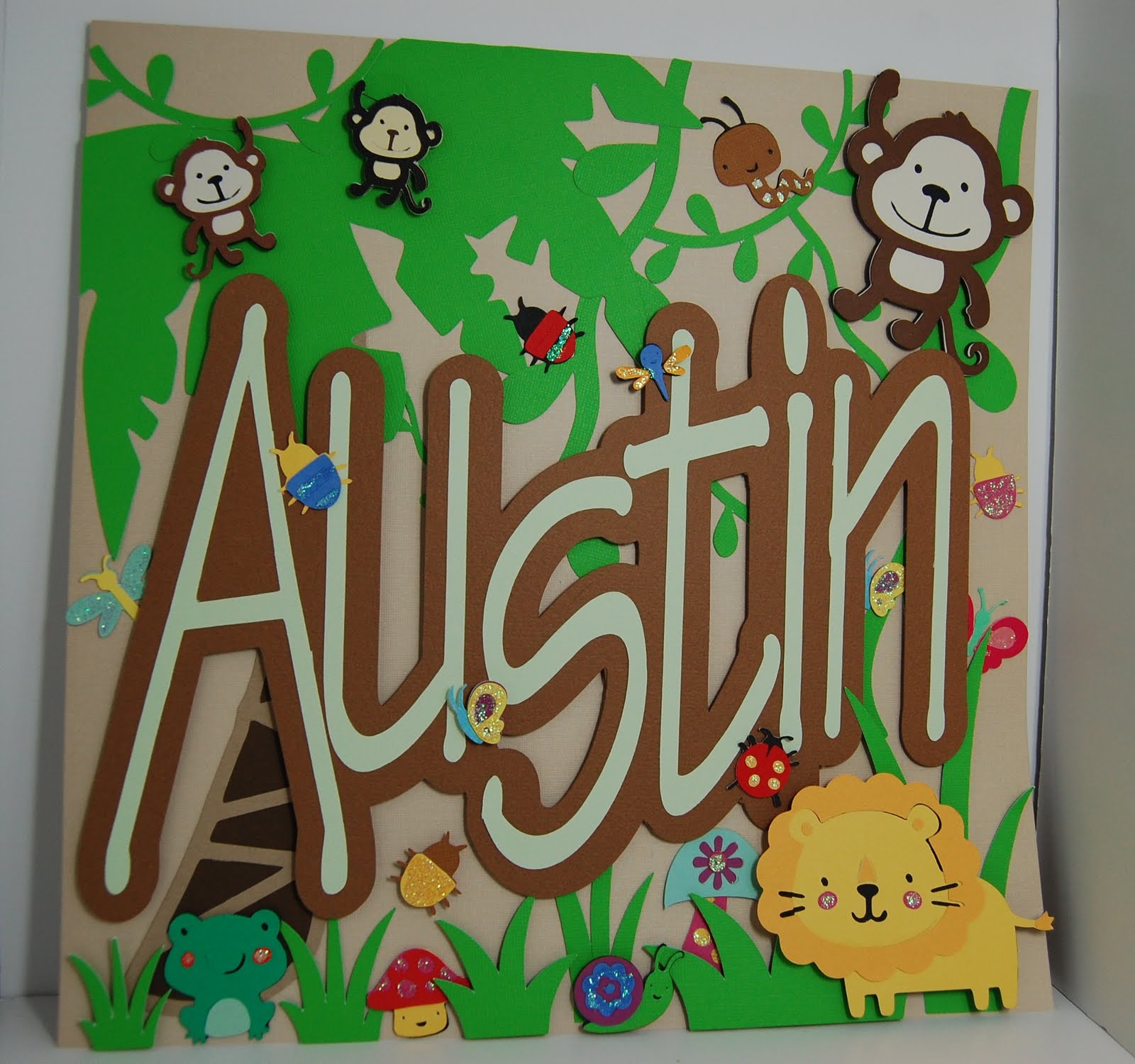 Just Scrap!: Baby Name Collage and FCCB Challenge