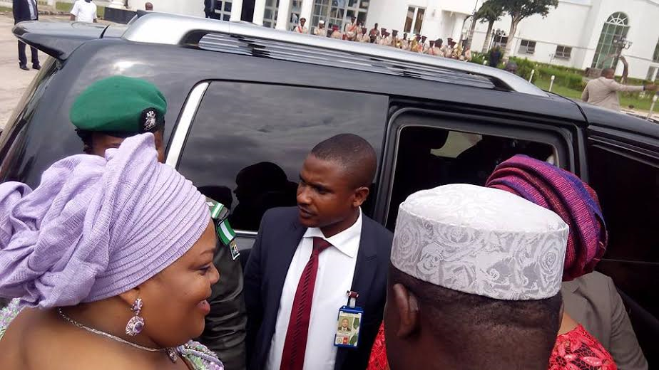 Photos: Mrs Dolapo Osinbajo arrives Imo State for the graduation ...