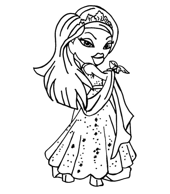 Imagini cu fetite ~ Desene Imagini de colorat