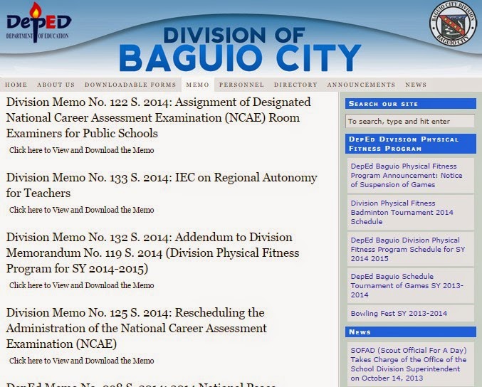 DepEd, Division of Baguio City | DEPED WEBSITES