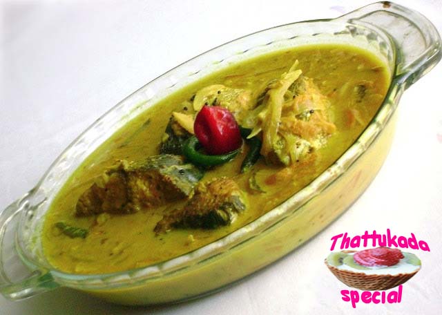 Kerala Thattukada Special Fast Foods: Kerala Style Fish Stew with Coconut Milk/ Fish Molee