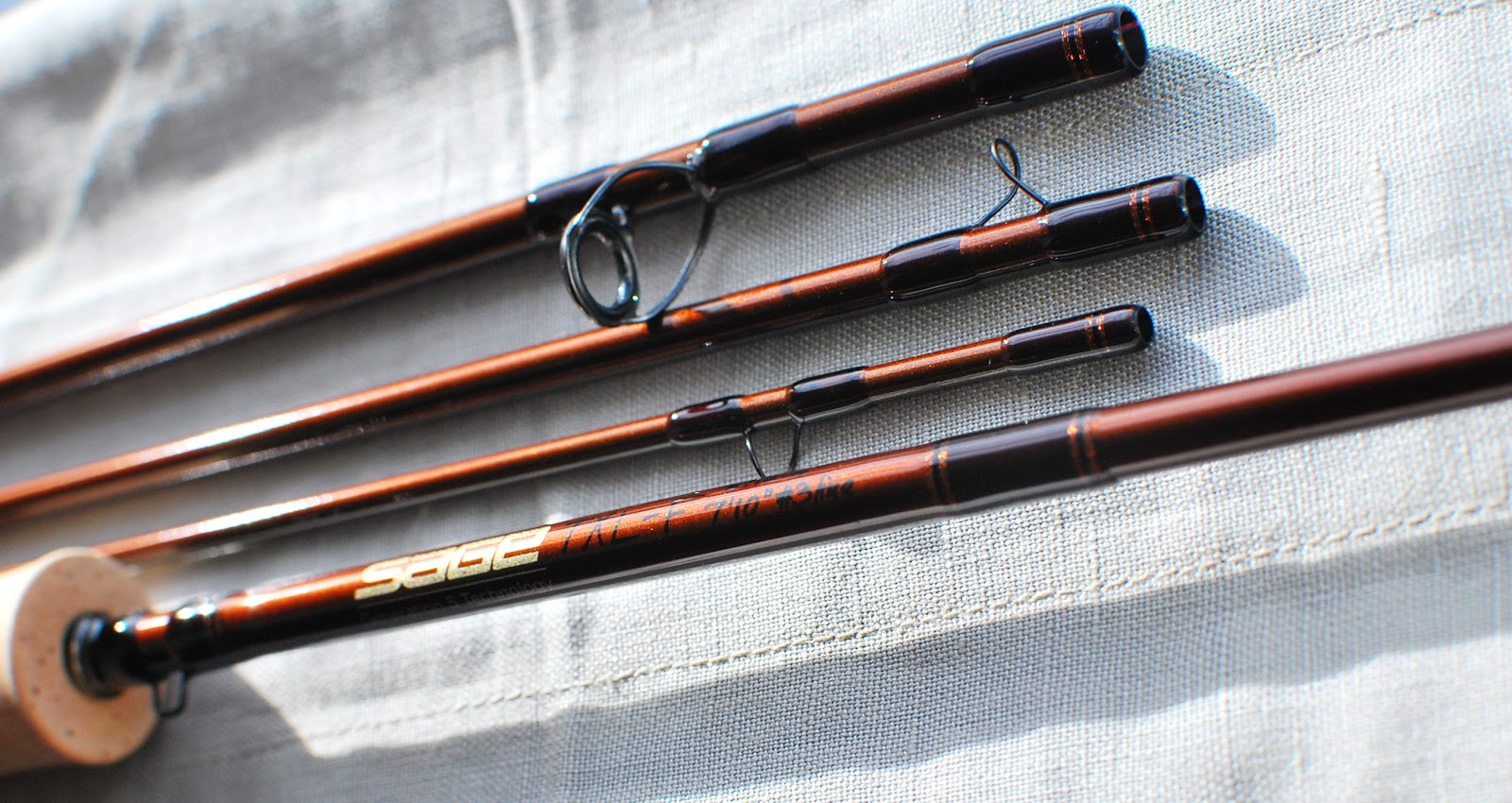 Handcrafted graphite and fiberglass fly rods: Sage TXL-F