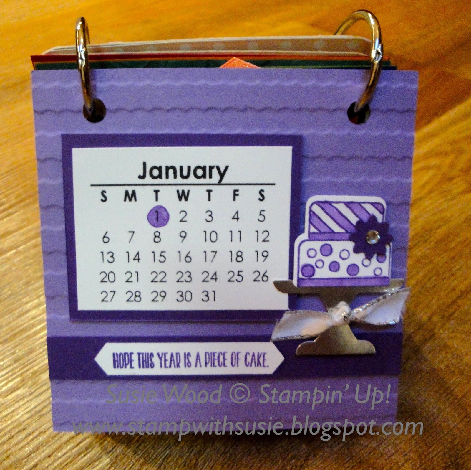 Stamp with Susie: My 2019 Calendar- how it stands up!