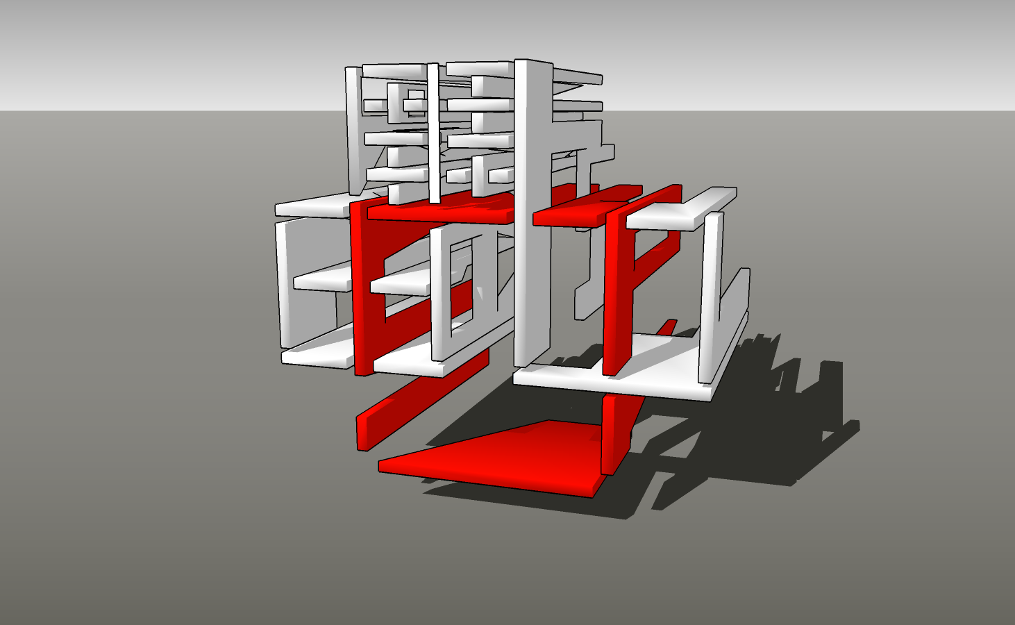 John Slade - Digital Design: Proportion/Composition 3D -> Photoshop