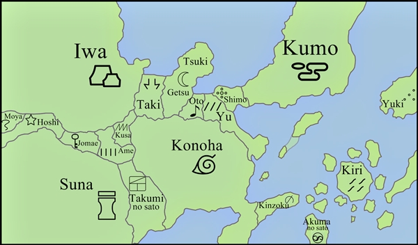 Ninja World Map