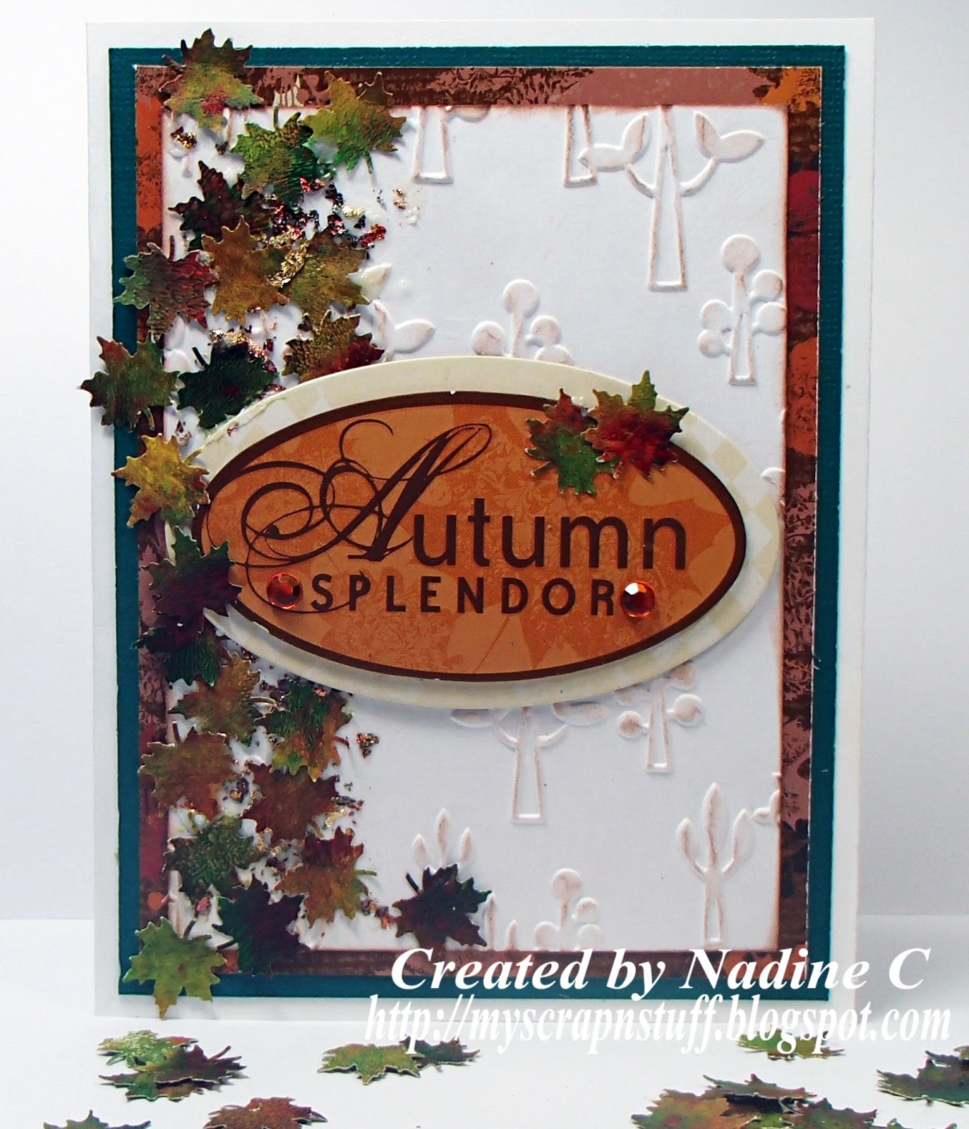 Autumn Splendor Card for CropStop ~ Nadine Carlier