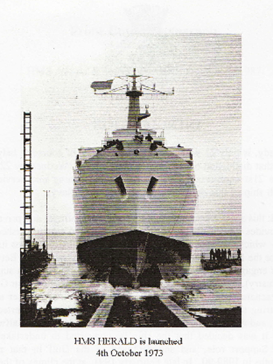 Leith Built Ships: HMS HERALD-Updates