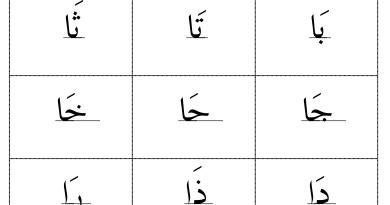 The Long Vowels in Arabic | TJ Homeschooling