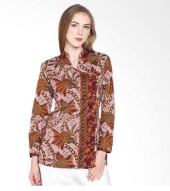 15+ Batik Formal Wanita untuk Kerja di Kantor Modis | Model Baju Batik ...