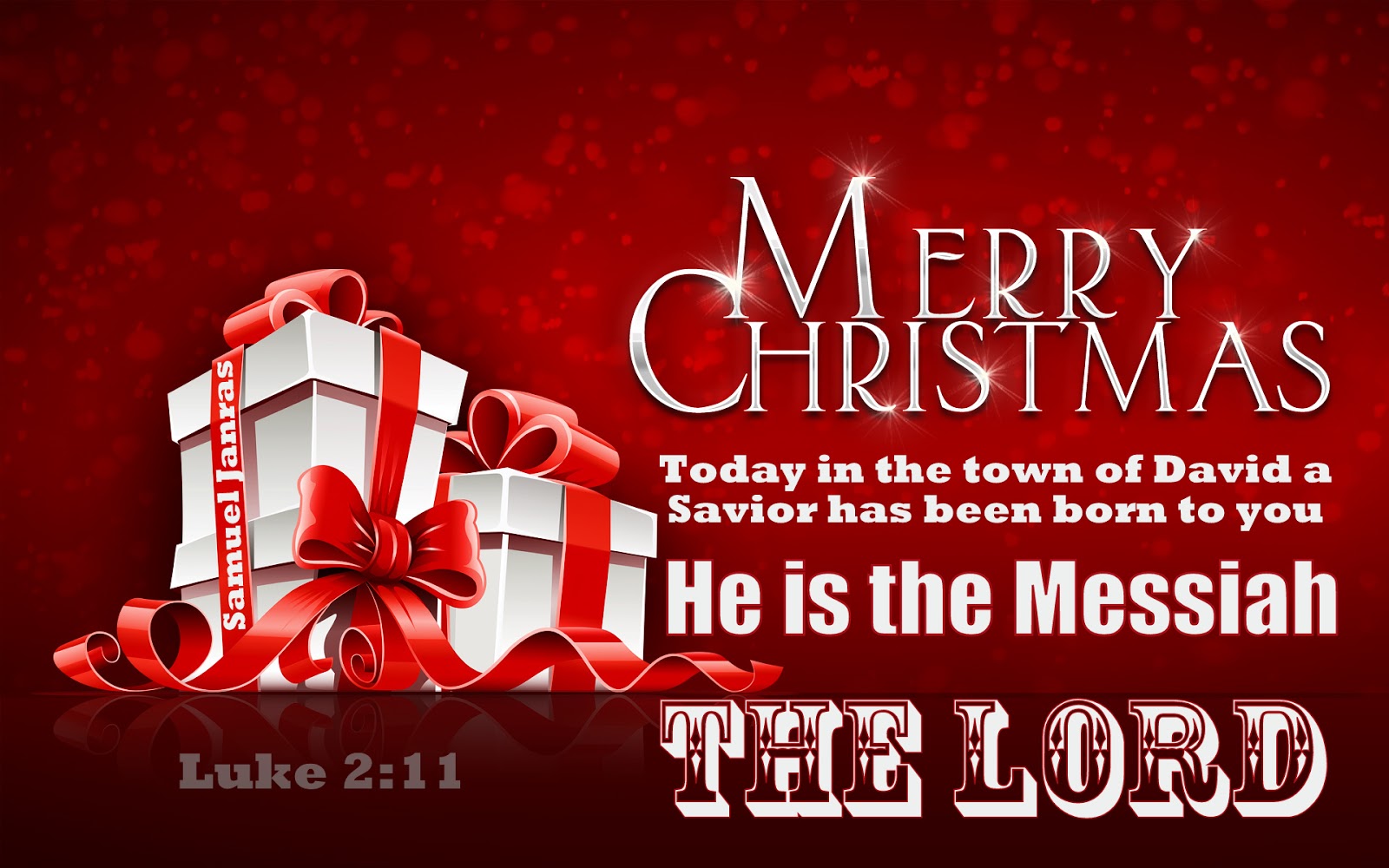 Bible Verses By Samuel Janras Luke 2 11