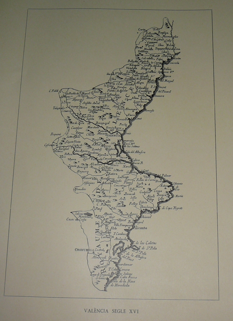 Oportunitats i saldos 3 x 2: Mapa del Regne de València. Segle XVI