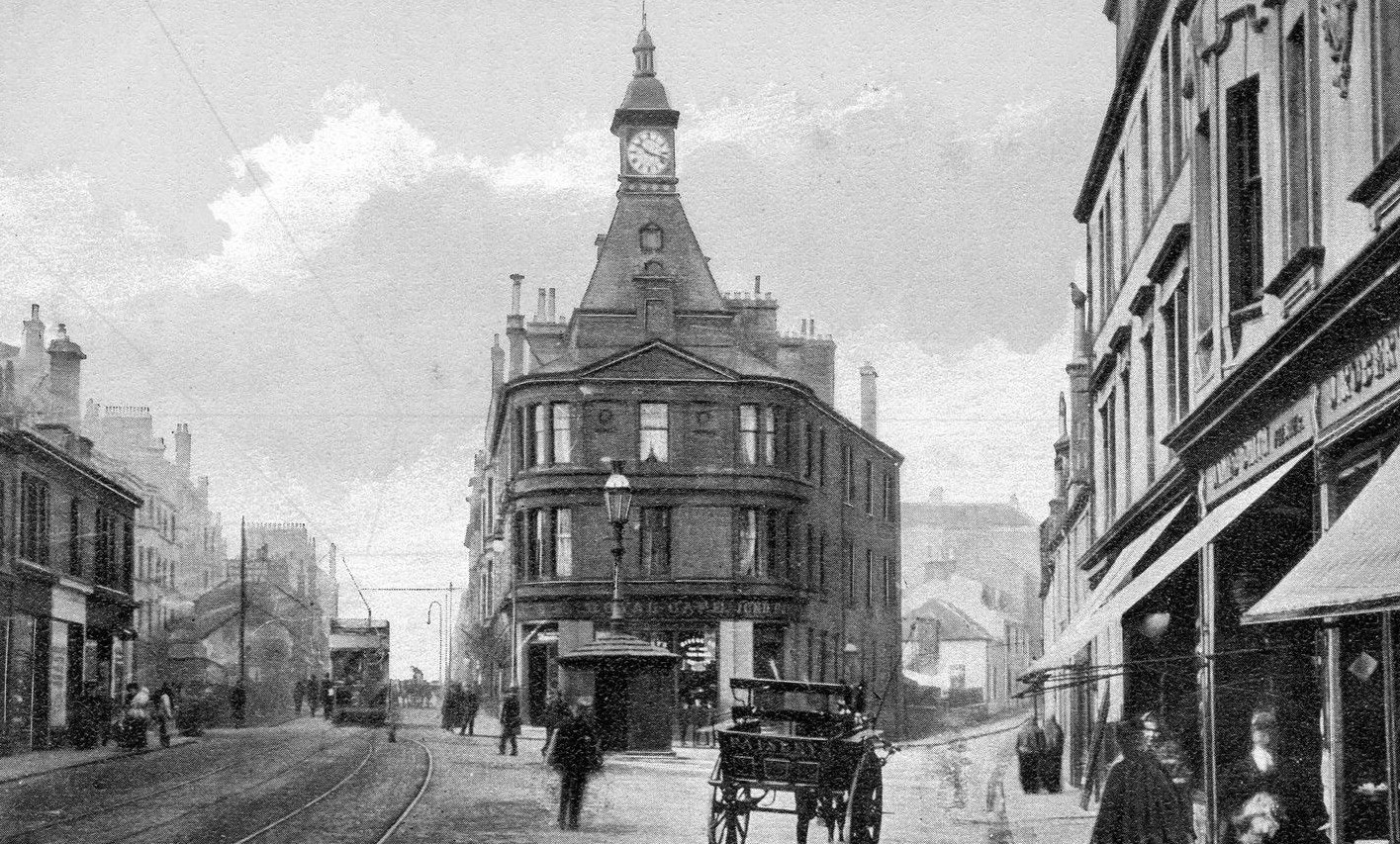Tour Scotland: Old Photograph West End City Centre Paisley Scotland Tour Scotland: Old Photograph West End City Centre Paisley Scotland