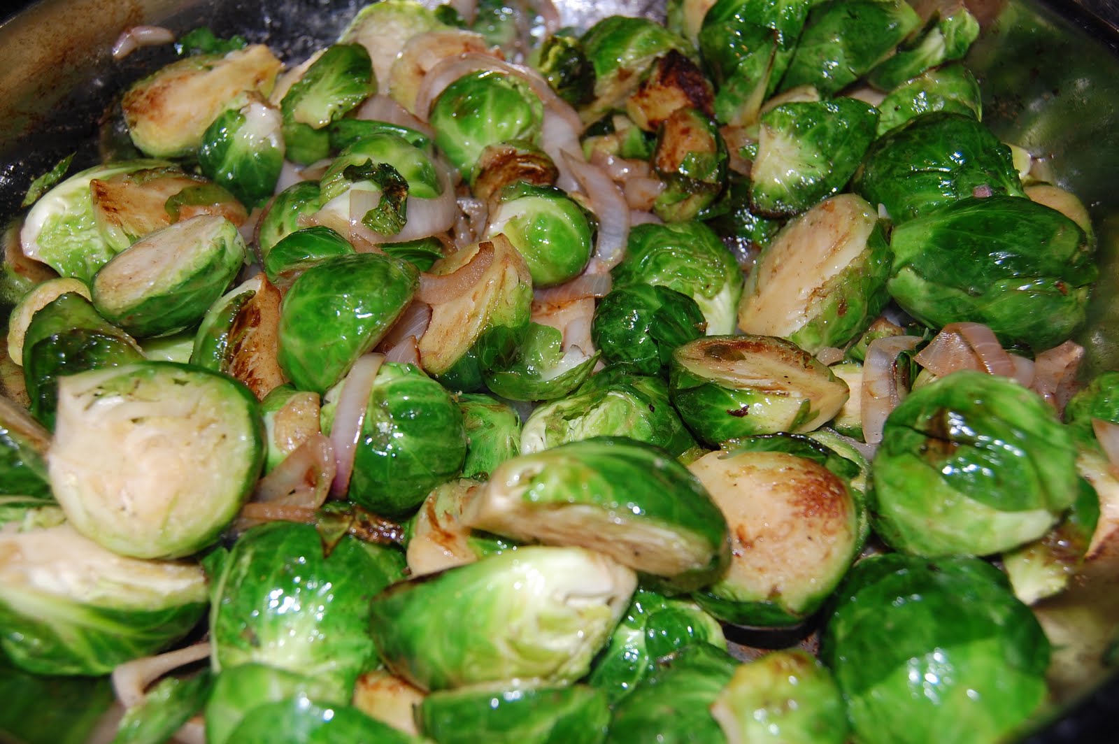 KnitOne,PearlOnion: Pan-Roasted Brussels Sprout Gratin with Shallots ...