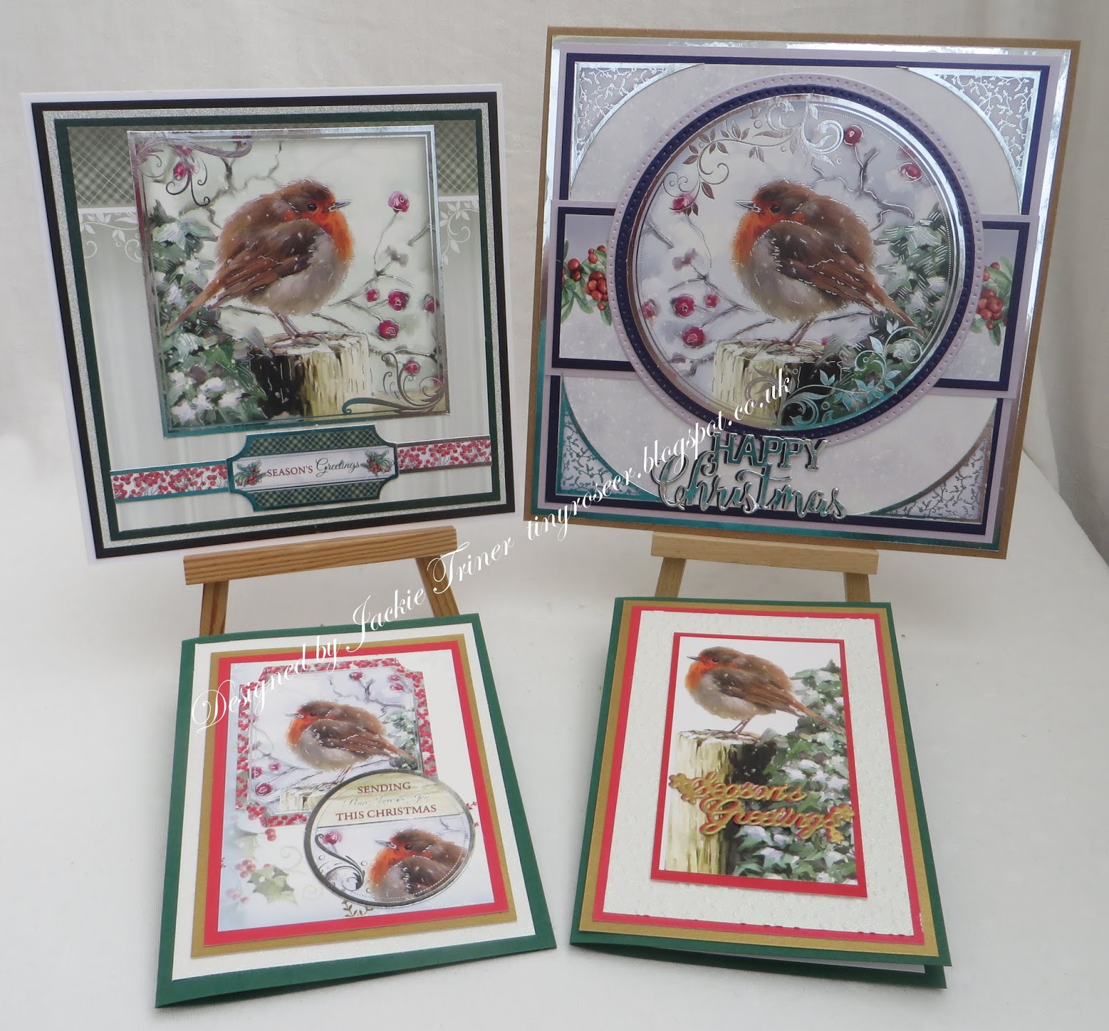 Tinyrose's Craft Room: Hunkydory Christmas cards