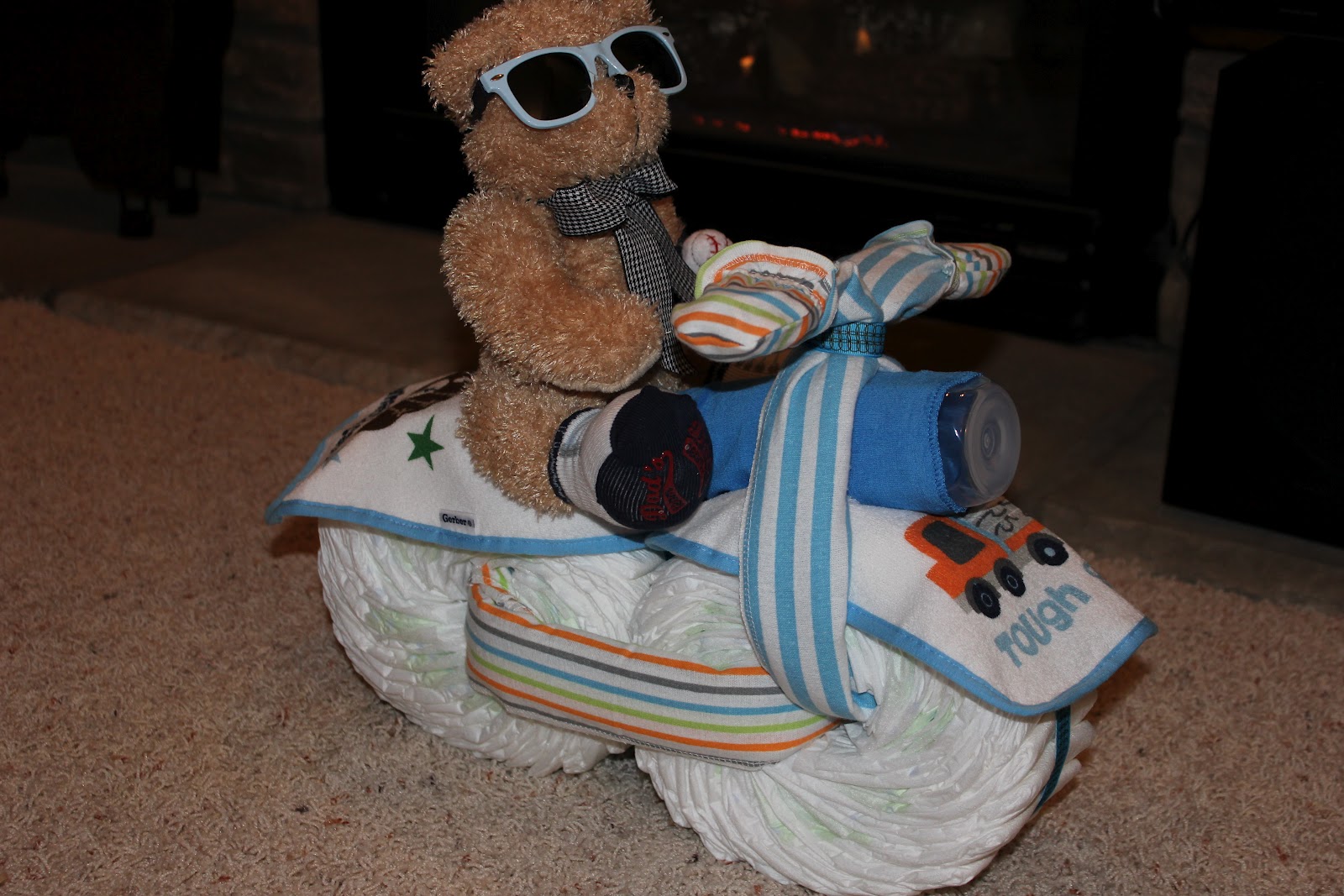 Never trust a skinny cook....: Diaper motorcycle