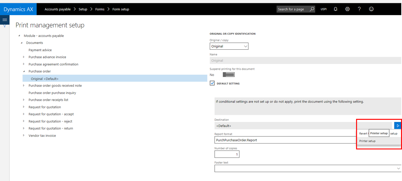 AX for ERP: Print multiple Purchase Orders from AX (Dynamics 365 for ...