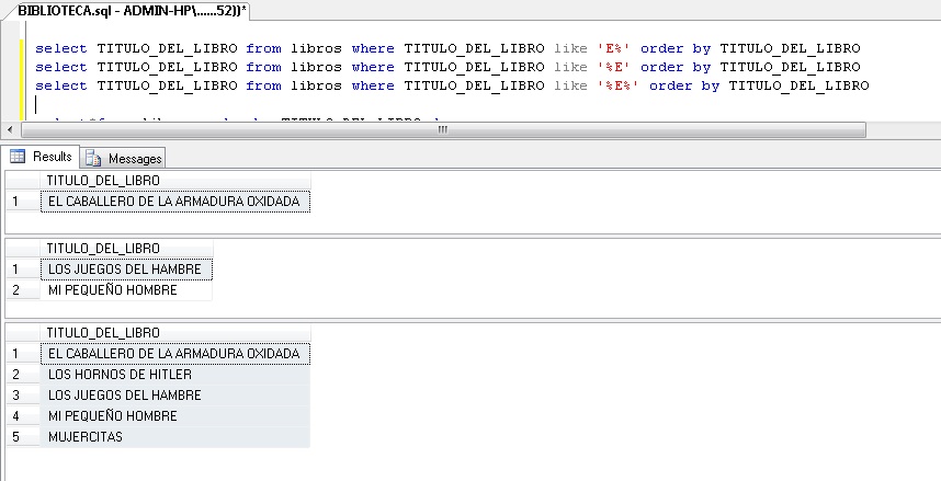 LENGUAJE DE CONSULTA ESTRUCTURADA (SQL): CONSULTAS BASICAS