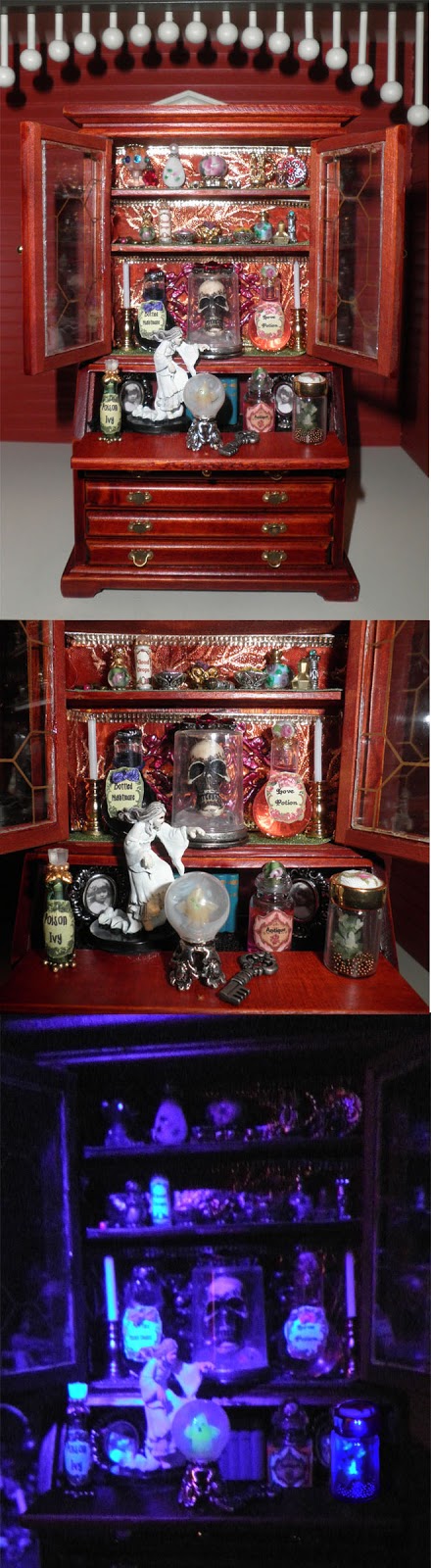 Her Collection of Dreams: Haunted House Spell Casting Hutch