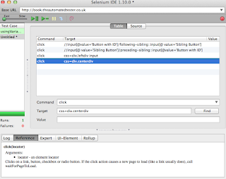 TESTHEAD: PRACTICUM: Selenium 2 Testing Tools Beginner's Guide: Locators