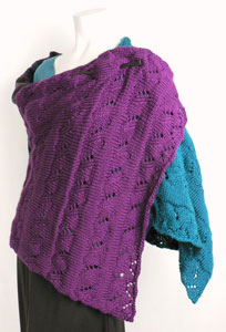 Ultimate Sweater Machine: Textured Wrap - Free USM Pattern