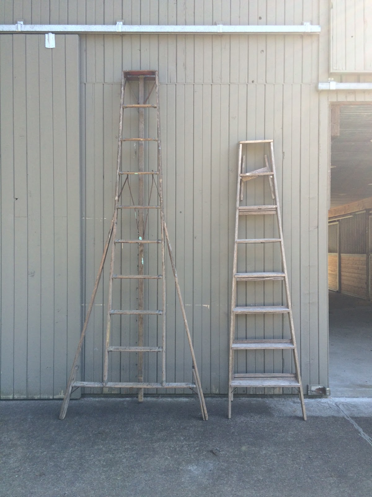 Little Farmstead: Decorating with Farmhouse Ladders...