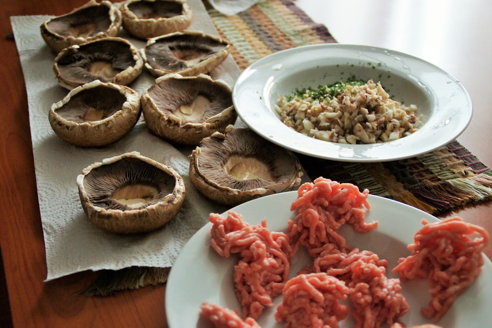 I piaceri della tavola: Funghi Portobello ripieni