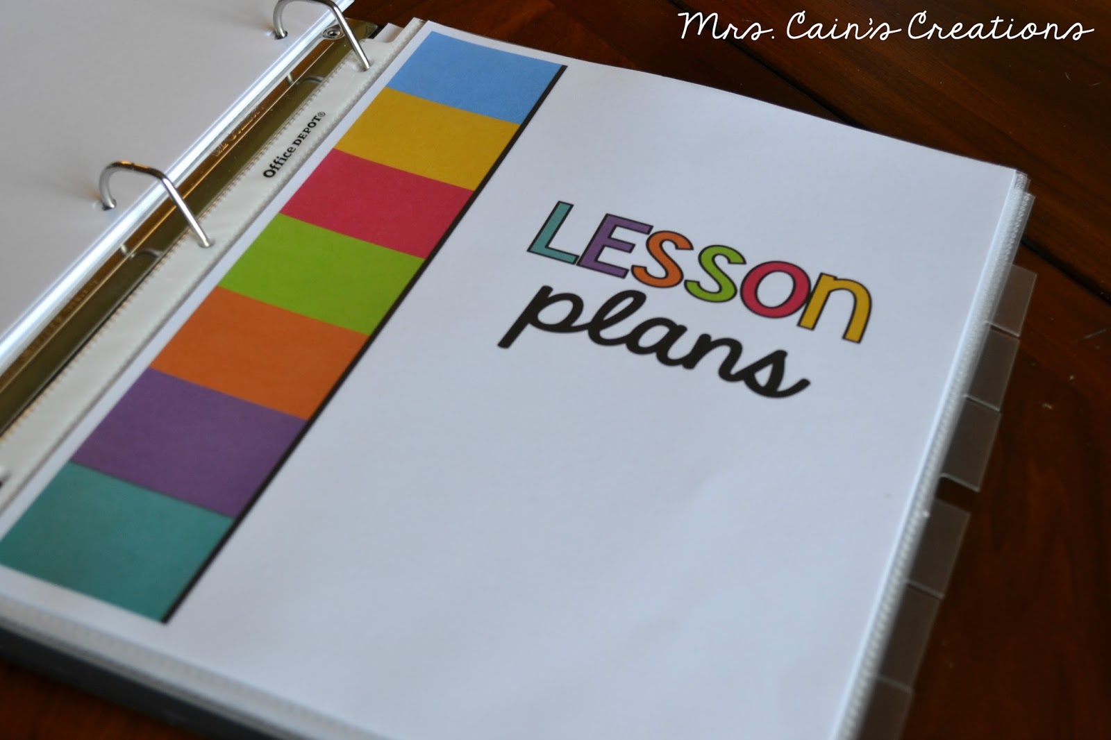 Mrs. Cain's Creations: Creating a Teacher Binder That Works for YOU ...