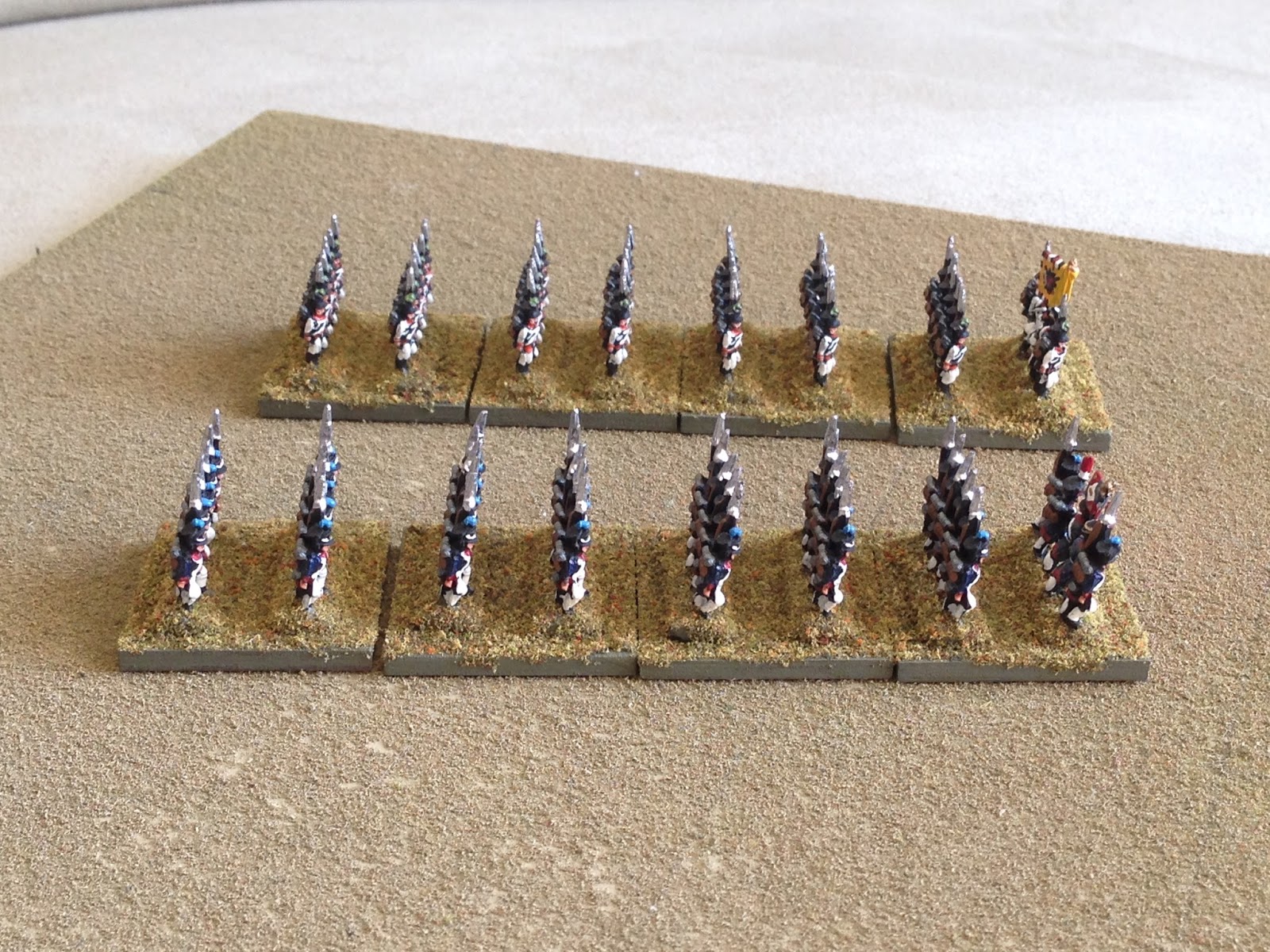 BlackHawkHet: First Two Old Glory 10mm Napoleonic Battalions
