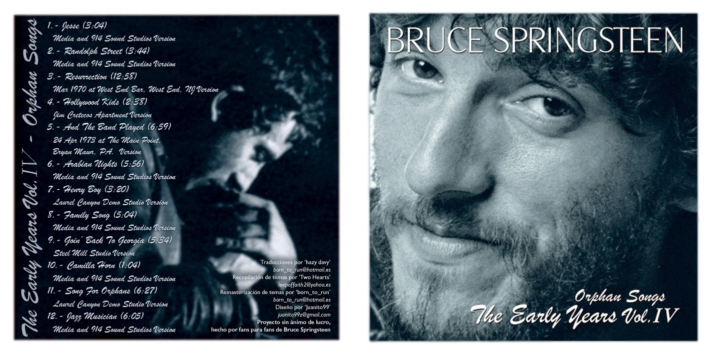 T.U.B.E.: Bruce Springsteen - The Early Years (VAR/FLAC) 4 CDs