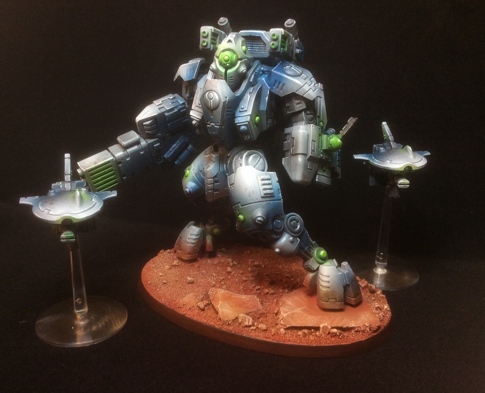 Tabletop Apocalypse: Tau Ghostkeel Battlesuit - 4 Hour Speed Paint