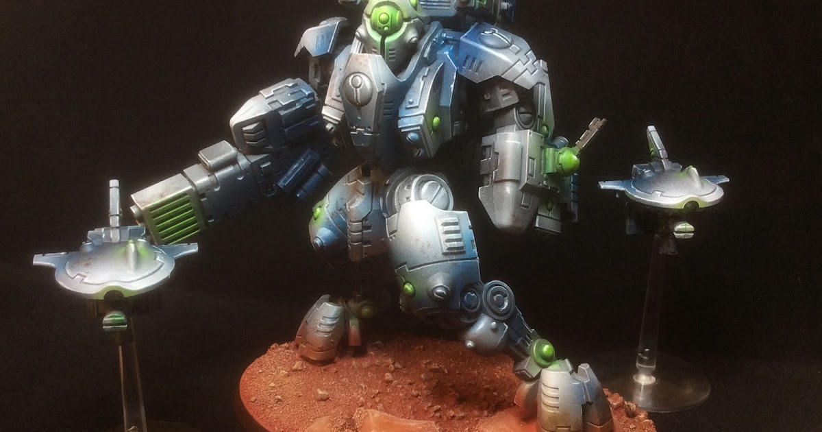 Tabletop Apocalypse: Tau Ghostkeel Battlesuit - 4 Hour Speed Paint