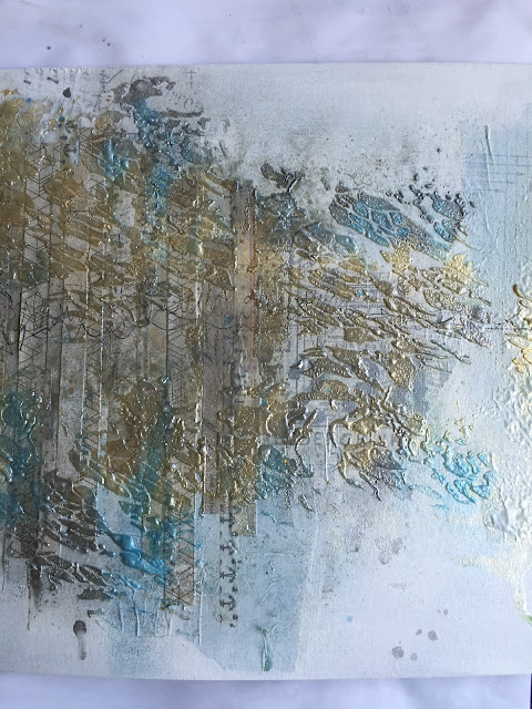 ML Design: Ink, Paint, Stamp & Paper Bliss: Colour Blast Embossed Layout