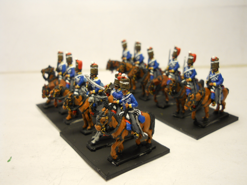 Miniature Wargames Junkie: 18mm AB 1st and 3rd KGL Hussars, Done.