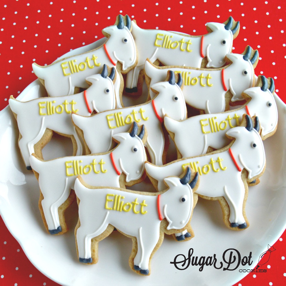 They were personalized with his name.