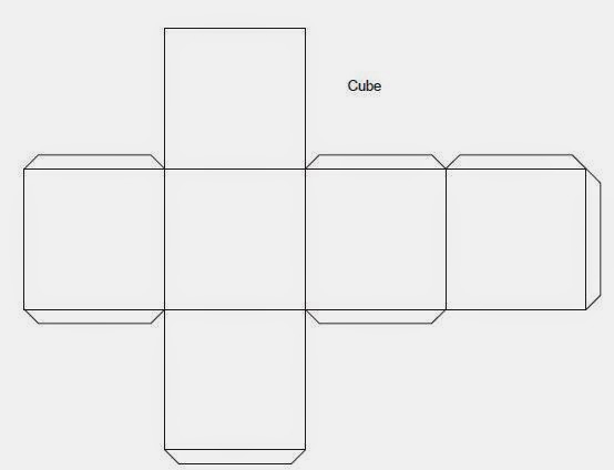 ...Brincar faz bem....: Cubo magico de papel com molde