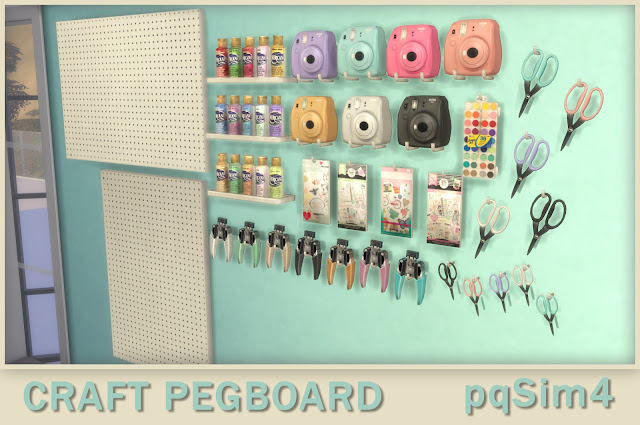 Craft Pegboard. Sims 4 Custom Content.