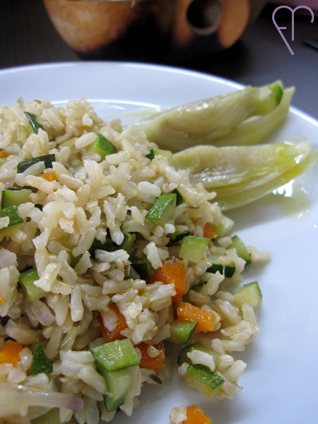 Facili ricette con passione!: Riso integrale con verdure di stagione