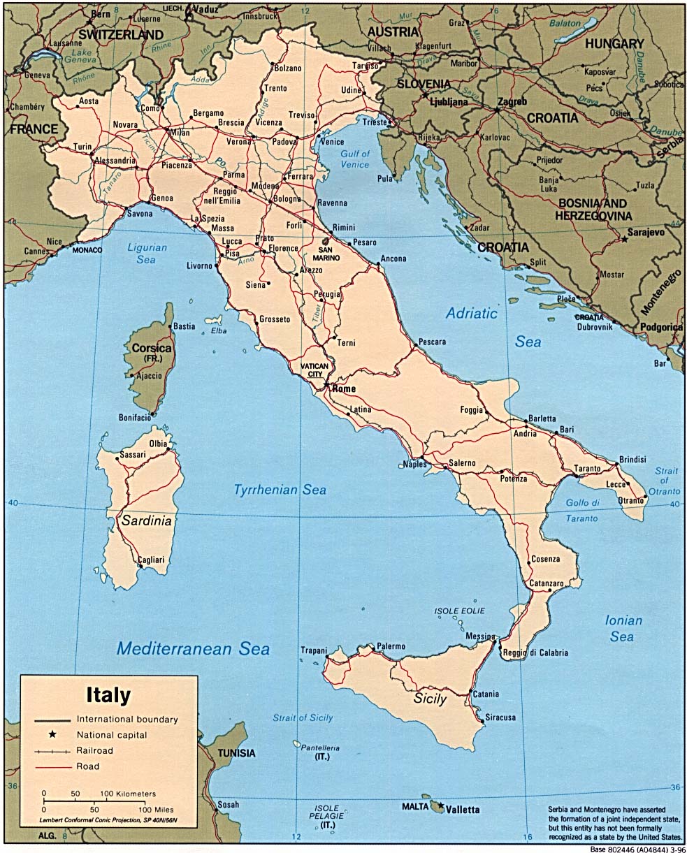 Peta Italia / Italy map