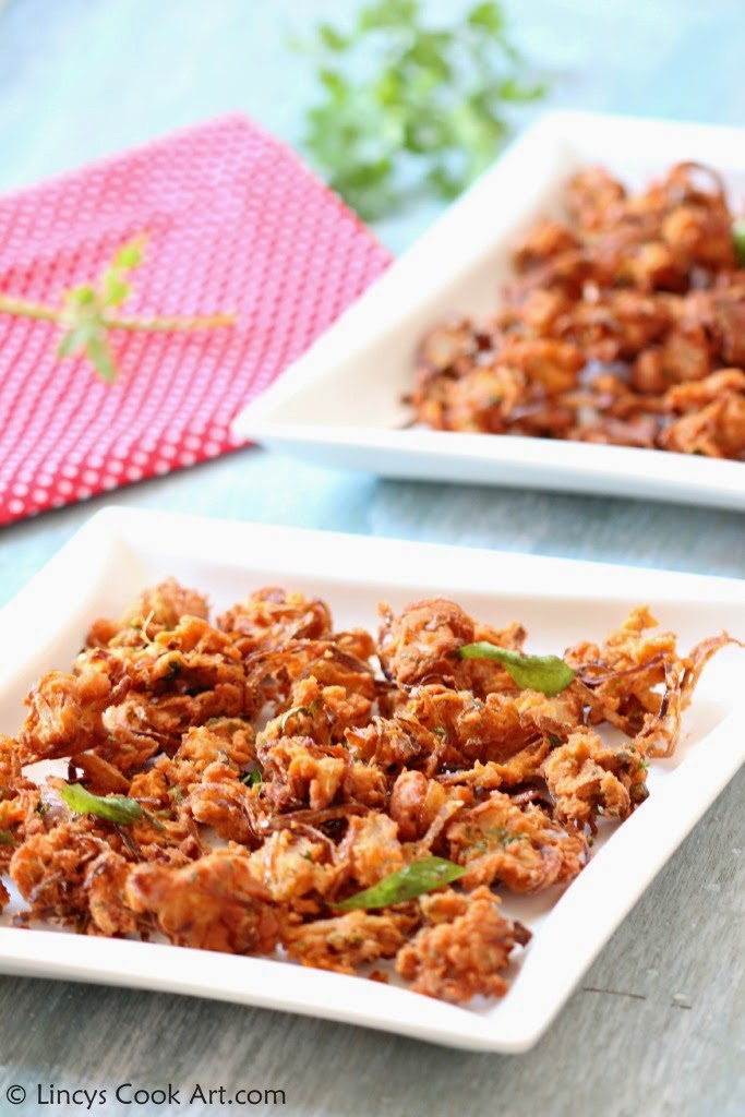 Onion Thool Pakoda ~ Lincy's Cook Art